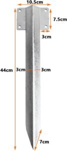 Sturdy Metal Fixing Pegs | Secure & Durable Ground Anchors